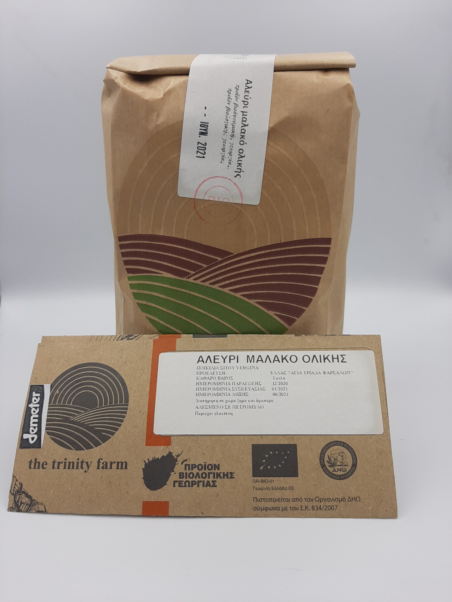 Βιοδυναμικό Αλεύρι Ολικής Άλεσης από Μαλακό Σιτάρι – Trinity Farm